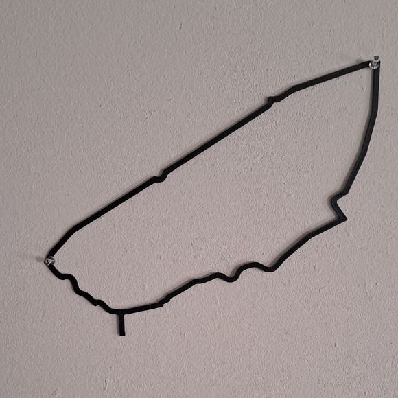 Wall Decor | Wall Art Racing Track And Car Silhouettes | Poshmark